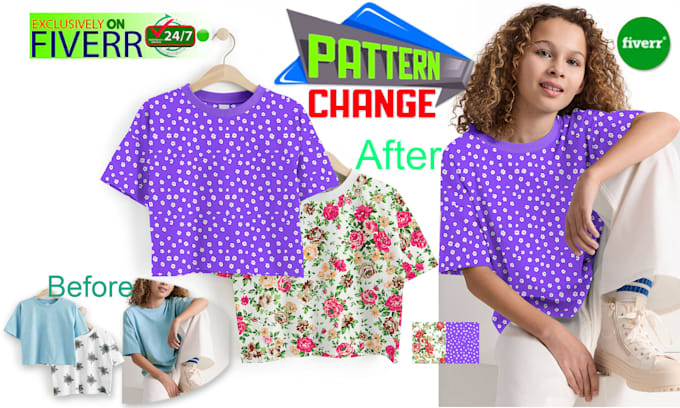 Pattern change or change color of anything in photoshop by Barnagraphic ...