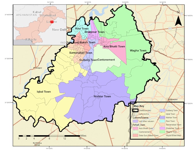 Design beautiful gis maps by Iqrazainb | Fiverr