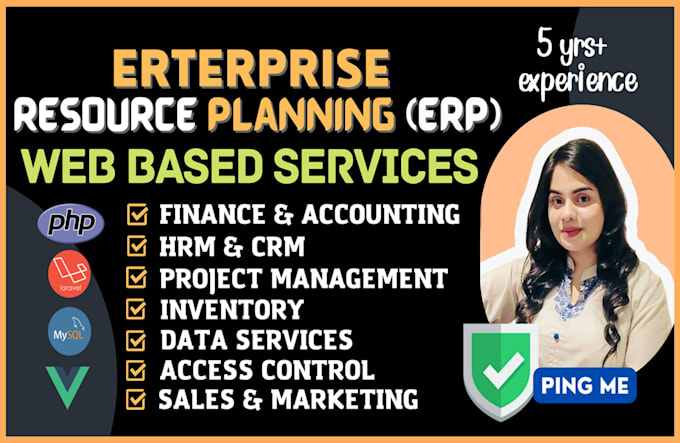 Build Or Customize Your Erp Web Application In Laravel Php By