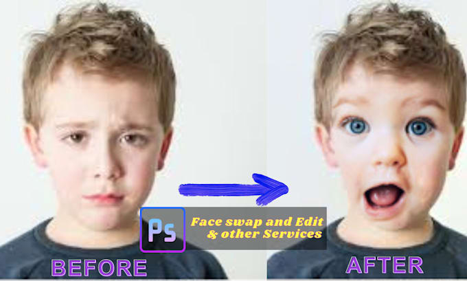 Photoshop editing, face swap, head change, photo retouch, image ...