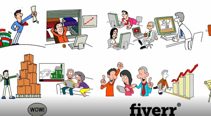 Make whiteboard and 2d animated explainers by Artbakry | Fiverr