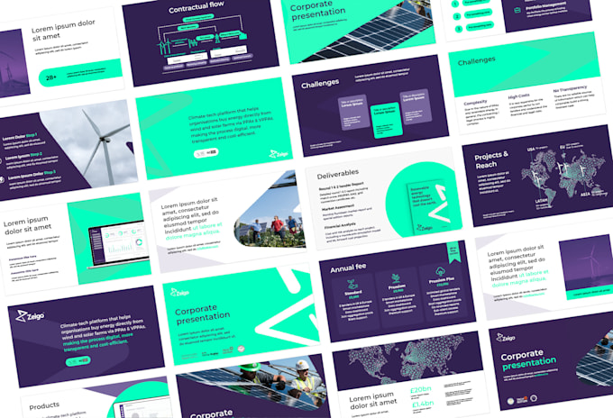 Design a slick business presentation and pitch deck by Pantheradesigns ...