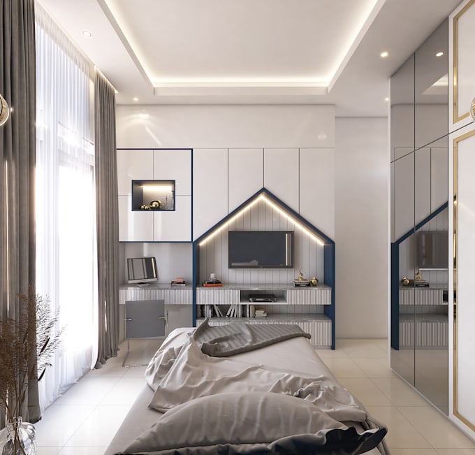 Do render interior realistic by Gusmar_ghamara | Fiverr