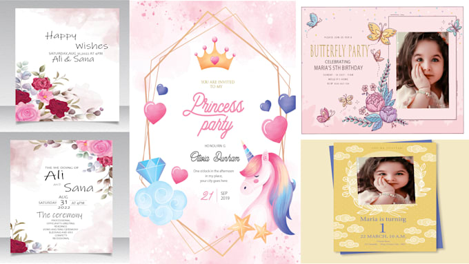 Design greeting card, prefect thankyou card, wedding card, and wishing ...