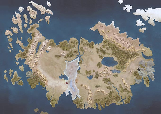 Do custom world maps for your fantasy game or novel by Khosbuhoque | Fiverr