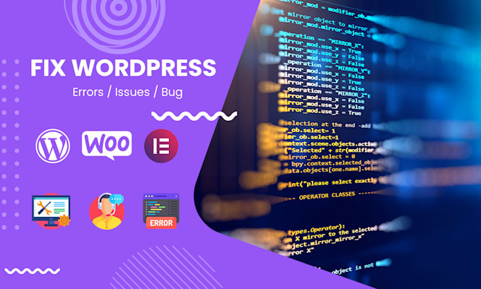 Fix wordpress bugs, issues, and errors by Saooud | Fiverr