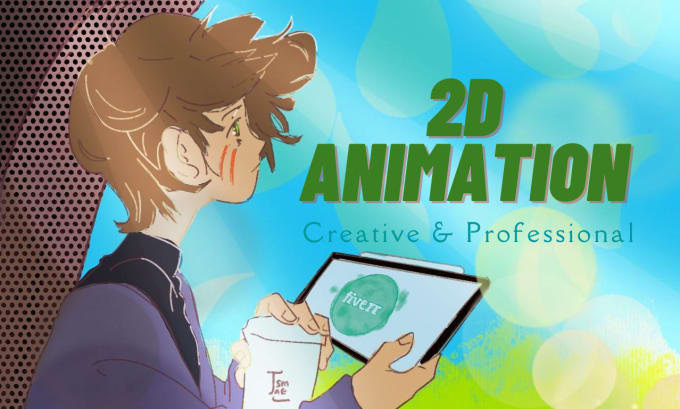 Make 2d animation gifs or videos in frame by frame style by Ismaelrd ...