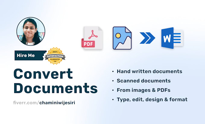 Convert handwritten, scanned documents, images, pdf into word by ... Convert handwritten, scanned documents, images, pdf into word by ...