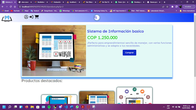 Design an incredible web site, and information system by ...