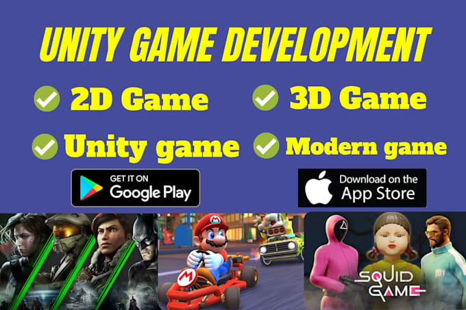 Do hyper casual game development with unity multiplayer 2d and 3d game by Hypertechgames | Fiverr