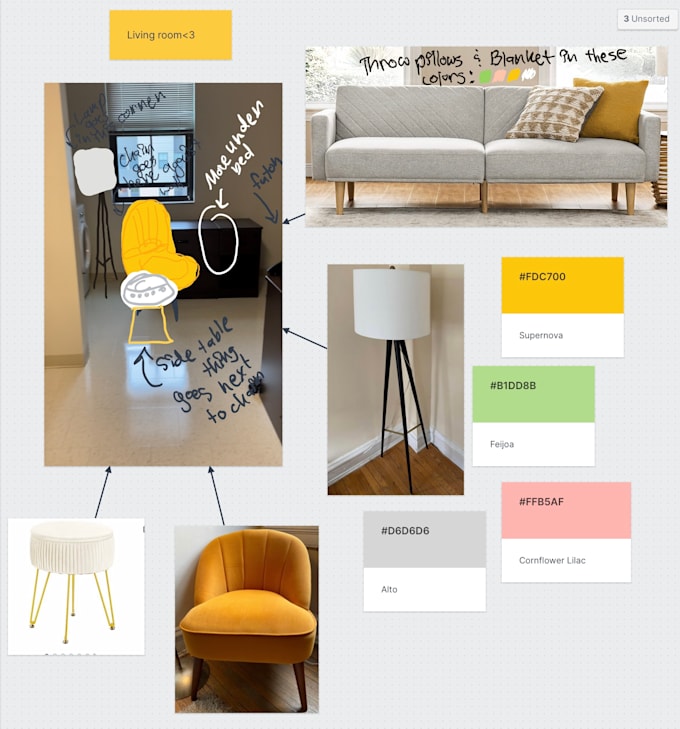 Create a digital mood board to design your space by Morganbm4 | Fiverr