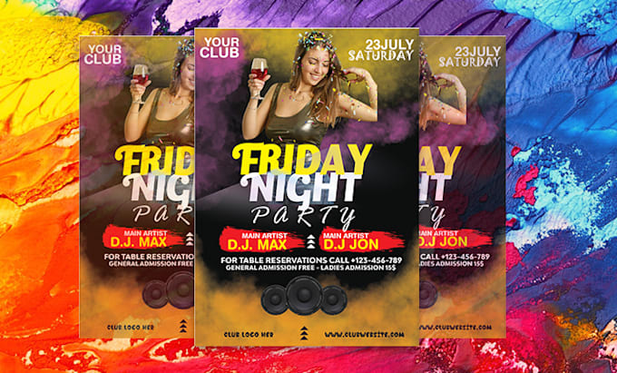 Design attractive event, party, food, crunch flyer design by ...