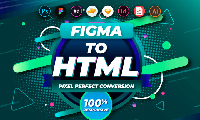 Convert figma to html, xd to html, psd to html responsive bootstrap tailwind css by Quickdevs ...