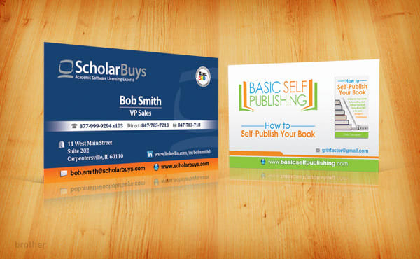 Design unique, attractive and informative business card by Brother | Fiverr