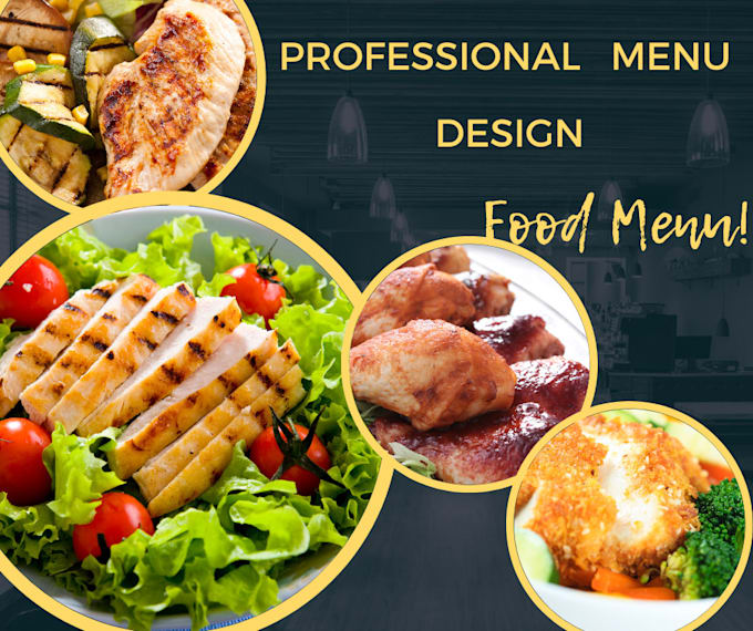 Design creative and professional restaurant menu food menu by Vind_00 ...