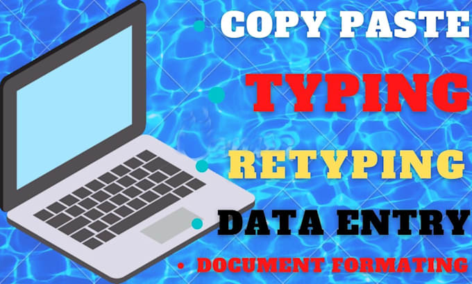 Do copy paste typing retyping document formatting in ms word and data ...