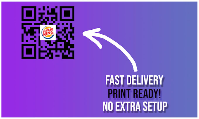 Create a qr code with your business logo by Ouzkhan | Fiverr