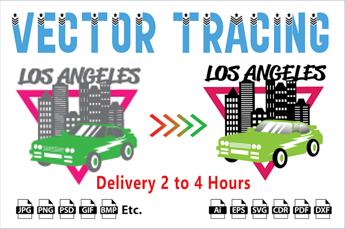 Perfectly convert to vector trace any image, logo manually by ...