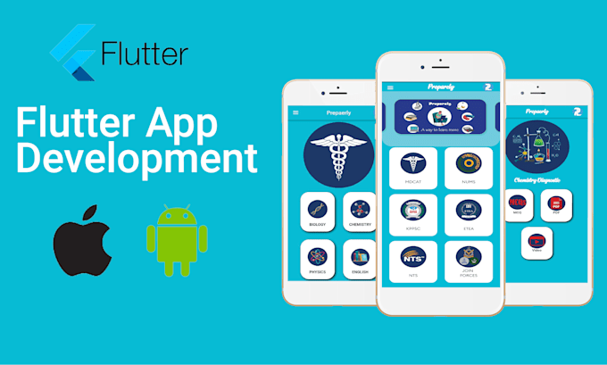Develop and design native, hybrid mobile apps using flutter by Robotics ...