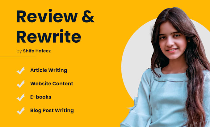 Review or rewrite article into unique and original content by ...