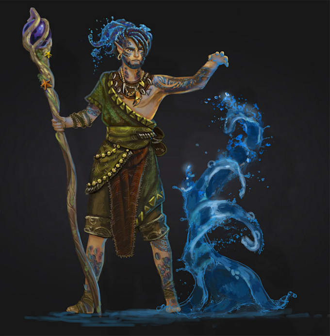 Make illustrations of your characters from dnd games or even original ...