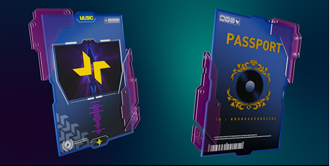 Design 3d nft card, nft trading card and 3d membership cards by ...