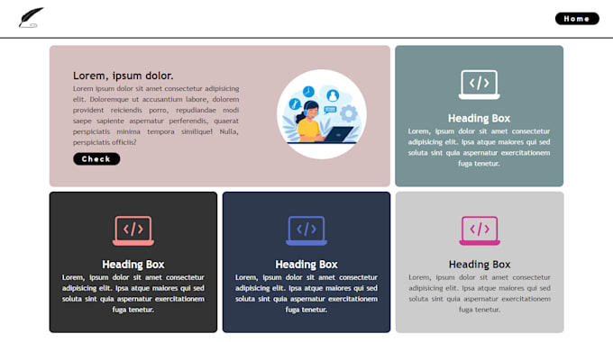 Develop website with html, css and js by Creativewrites9 | Fiverr