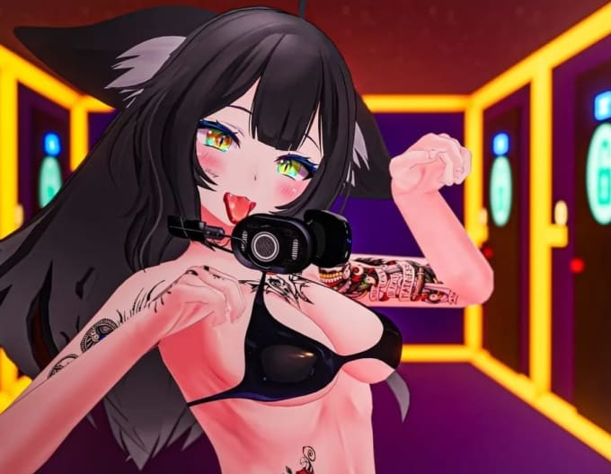 Create High Quality Custom Vrchat Nsfw Sfw Vtuber Avatar Anime Furry Avatar By Creativetyope