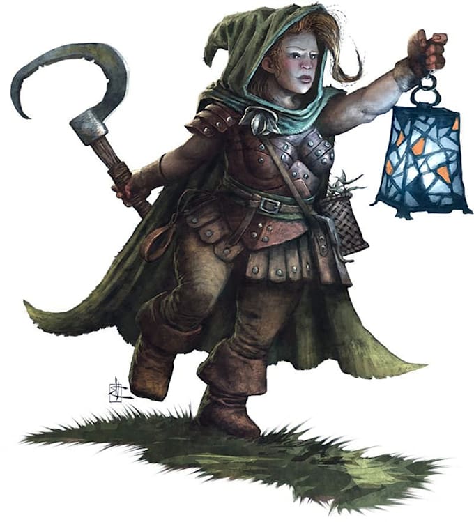 Create an illustration of your rpg to dnd character by Illaleiaass | Fiverr