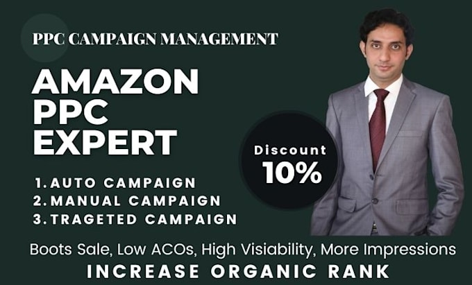 Manage and optimize your amazon ppc campaign sponsored ads by Dotauseef | Fiverr