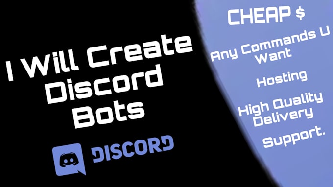 Make you a custom discord bot in discordpy by Catchiiii | Fiverr