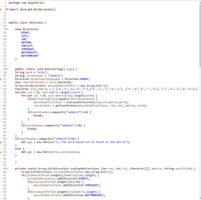 Create And Fix Any Code In Java Or Html Css Javascript By Captaingibson Fiverr