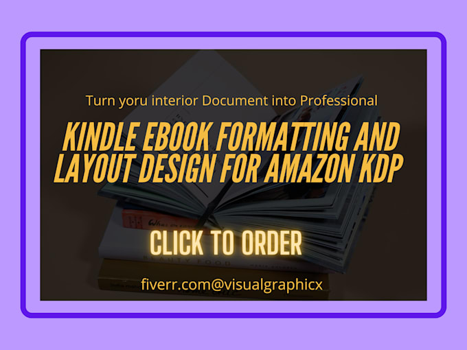 Do kindle ebook formatting and layout design for amazon kdp by ...