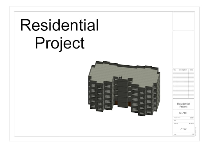 Model 3d in revit and create layouts in autocad by Dhanashrivaddi | Fiverr