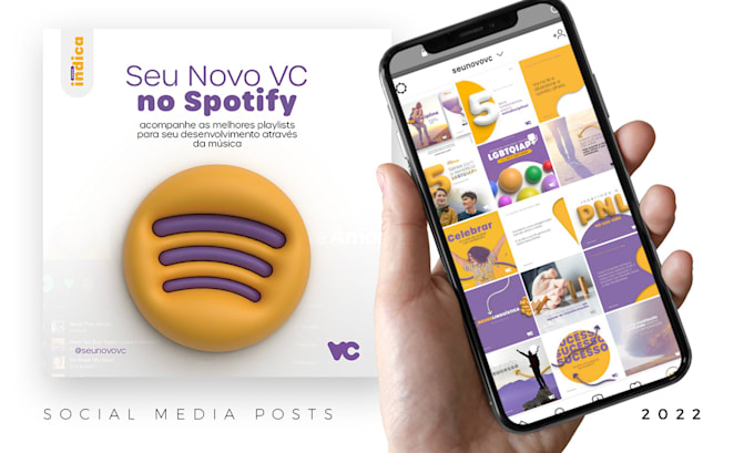 Design posts for your social media plus text plus hashtags by ...
