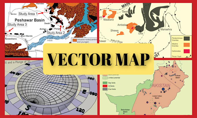 Draw an illustrated vector map design by Ziamuhammad786 | Fiverr