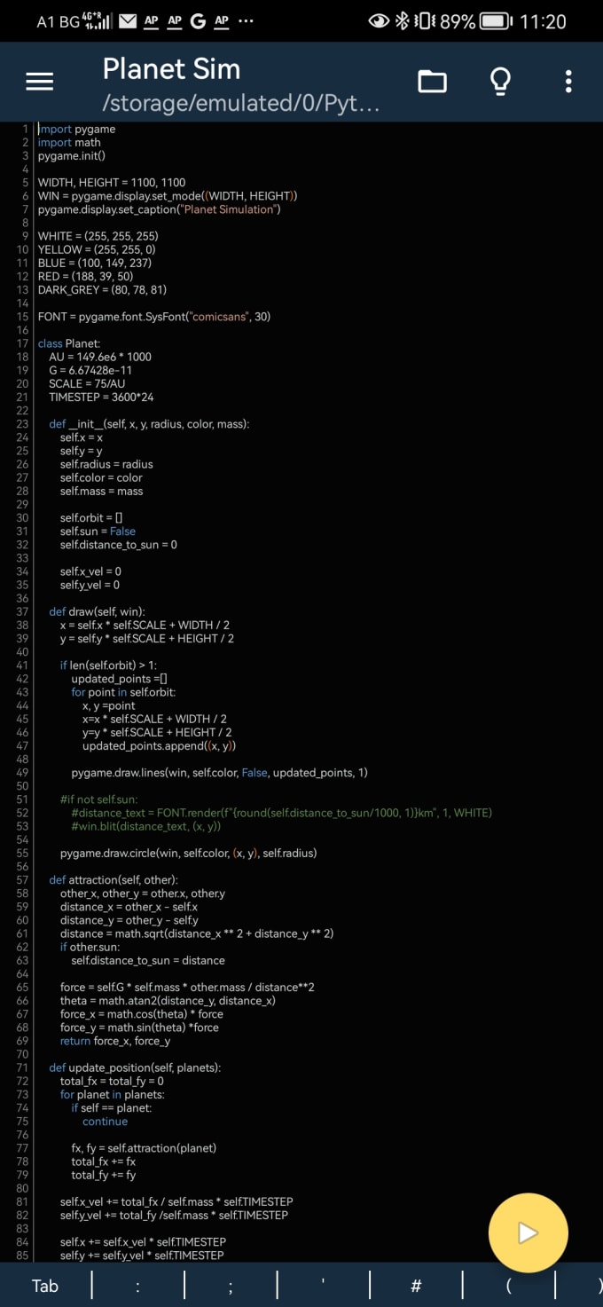 Fix your python code by Mrcallum1991 | Fiverr