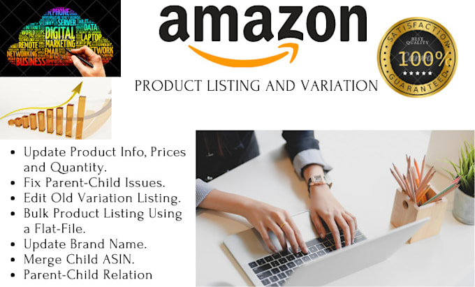 Create fix and merge amazon product listing variations by Sakinabatool105 | Fiverr