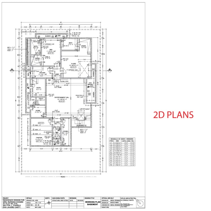 Design your architectural floor plans by Opusarchitects | Fiverr