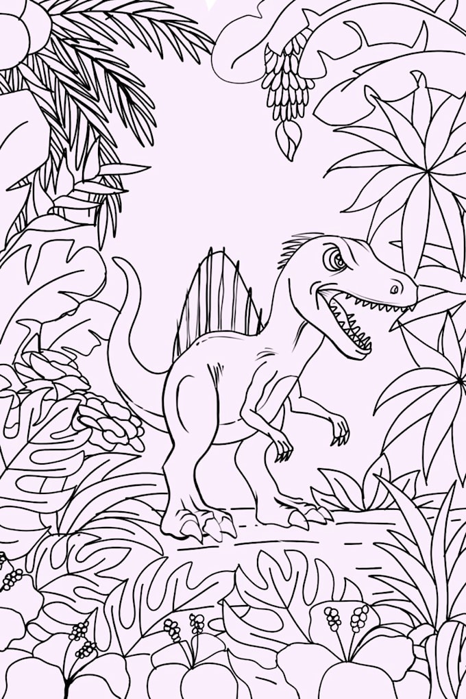 Make coloring pages for kids with amazing illustration by Scriber_kape ...