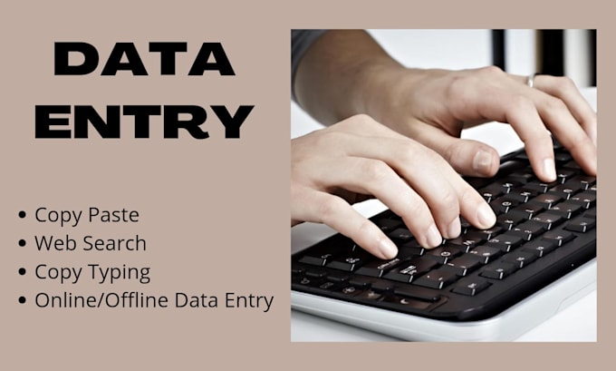 Data entry, copy paste, microsoft excel, microsoft word typing, form ...