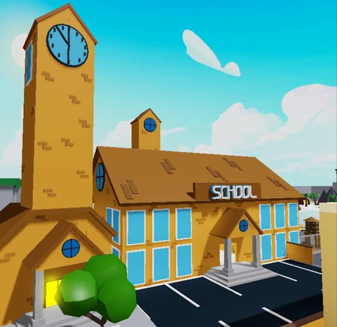 Make you a building like school or anything in roblox studio by ...