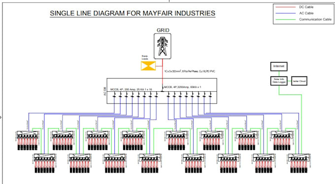 Make sld of electrical work by Engrsami102 | Fiverr