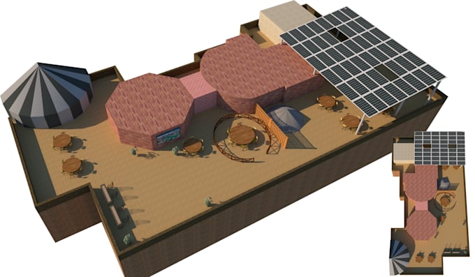 Design your solar pv system in 3d using sketchup by Sunilaug | Fiverr