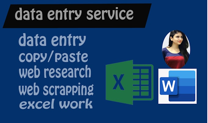 Do perfect data entry, copy paste, web research by Amnahassnain142 | Fiverr