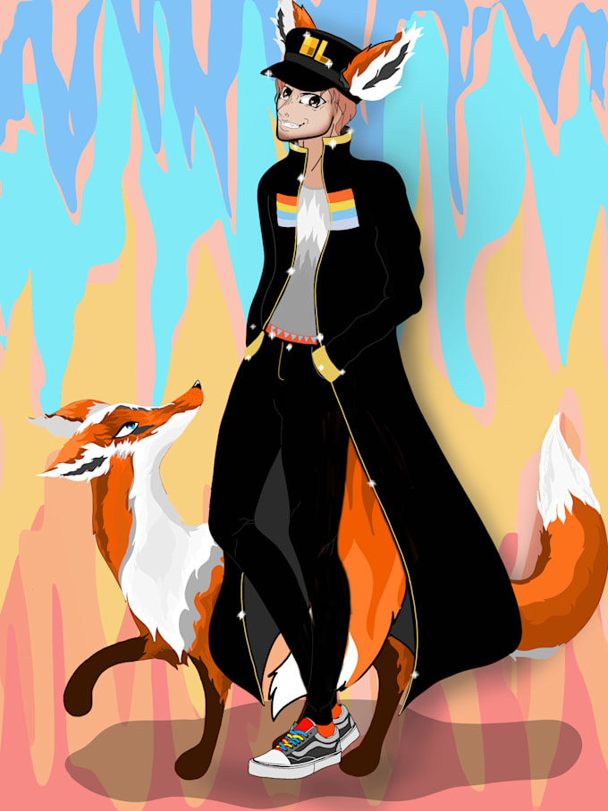 Draw your minecraft skin, avatar into a character in my own style by ...