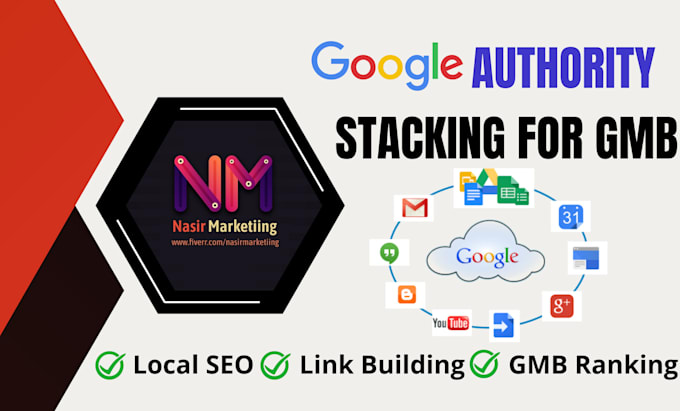Do google authority stacking backlinks with rys and omg seo style by Nasirmarketiing | Fiverr
