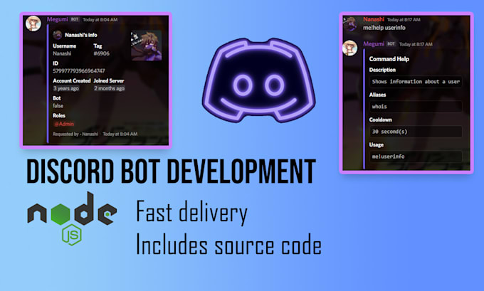 Create a discord bot for your server by Santonuweb | Fiverr