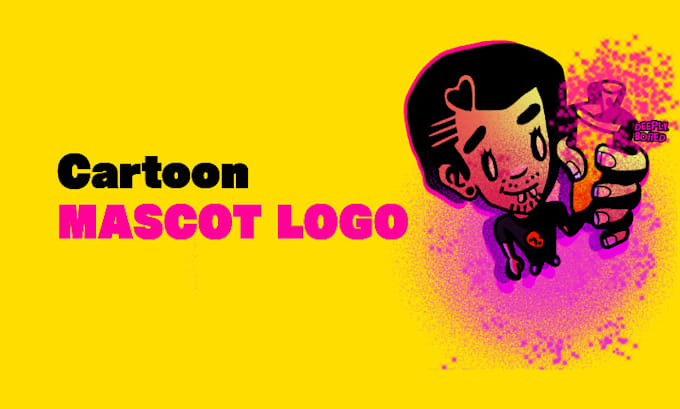 Create custom cartoon mascot logo by Deeplybored | Fiverr