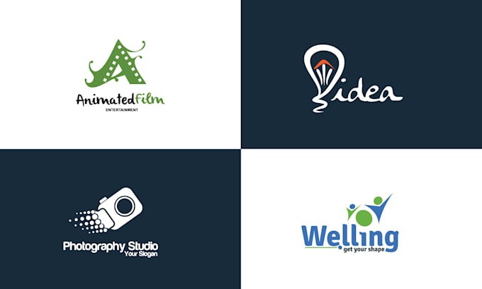 Design simple modern minimalist logo with free vector file by Shareez ...